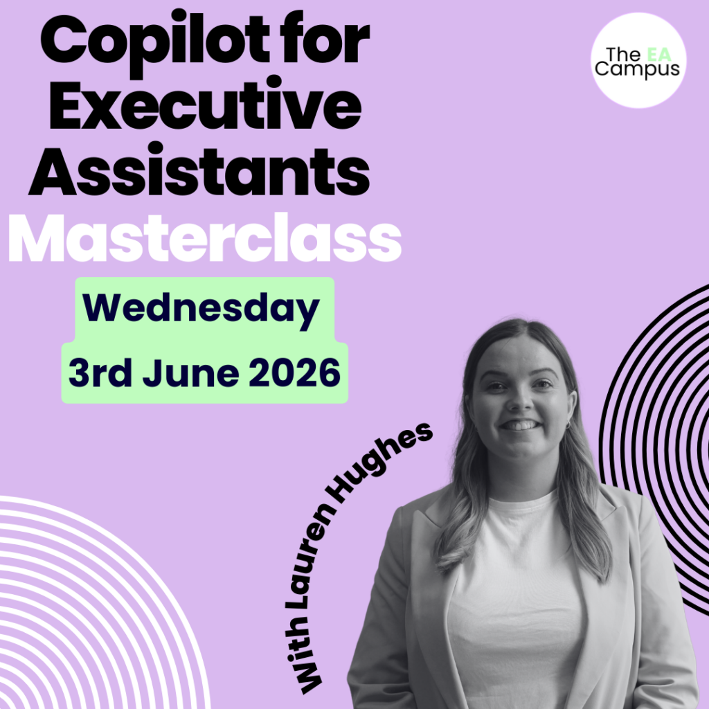 The EA Campus Masterclass - Online Training for Assistants